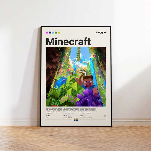 Minecrafts Poster - Etsy