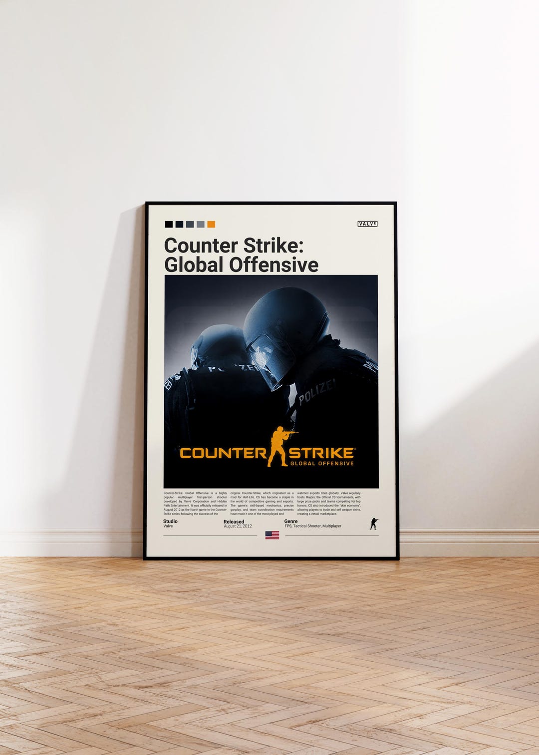 Counter-strike Global Offensive Poster, CSGO Poster, CSGO Fan Gift ...