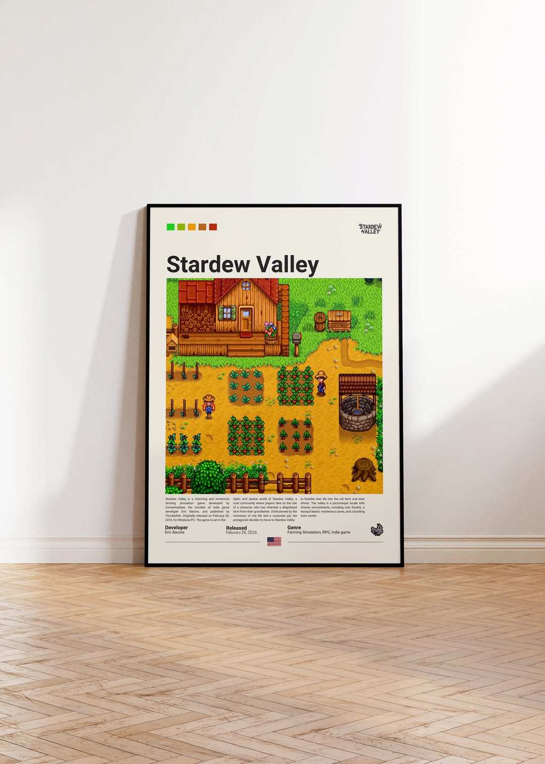 Stardew Valley Poster, Stardew Valley Fan Gift, Video Game Poster ...