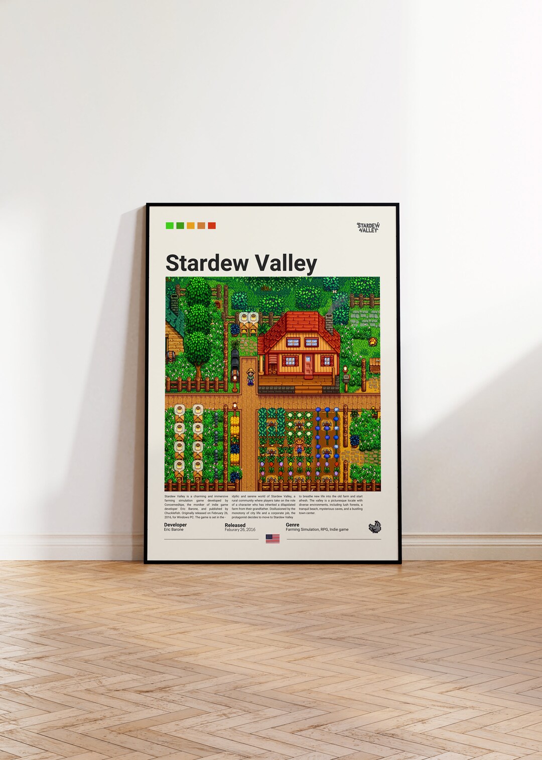 Stardew Valley Poster, Stardew Valley Fan Gift, Video Game Poster ...