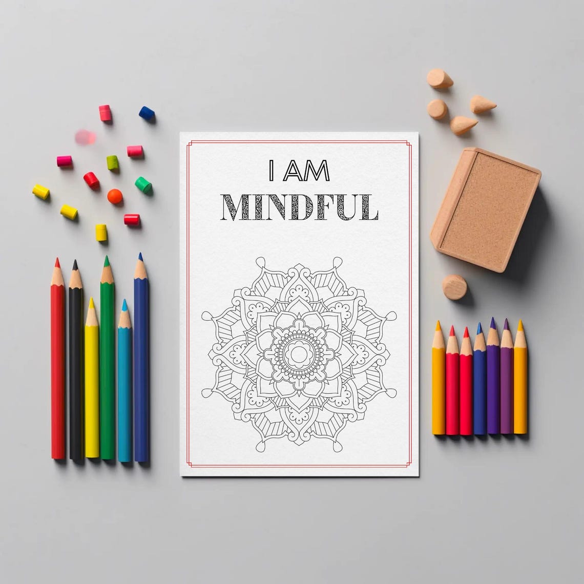 Mandala Mindful Coloring - Etsy