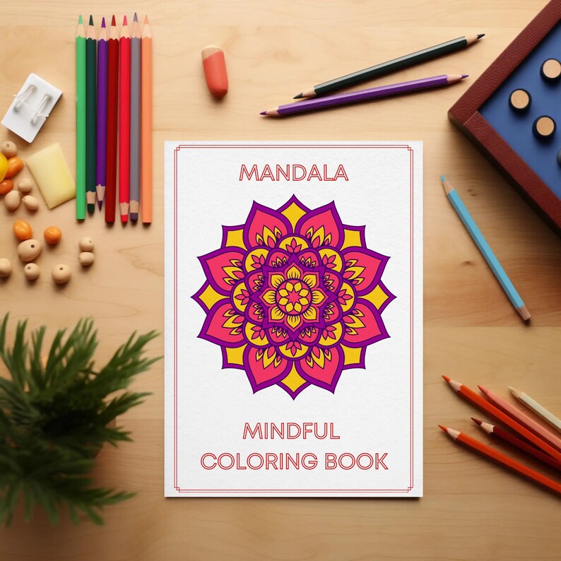 Mandala Mindful Coloring - Etsy