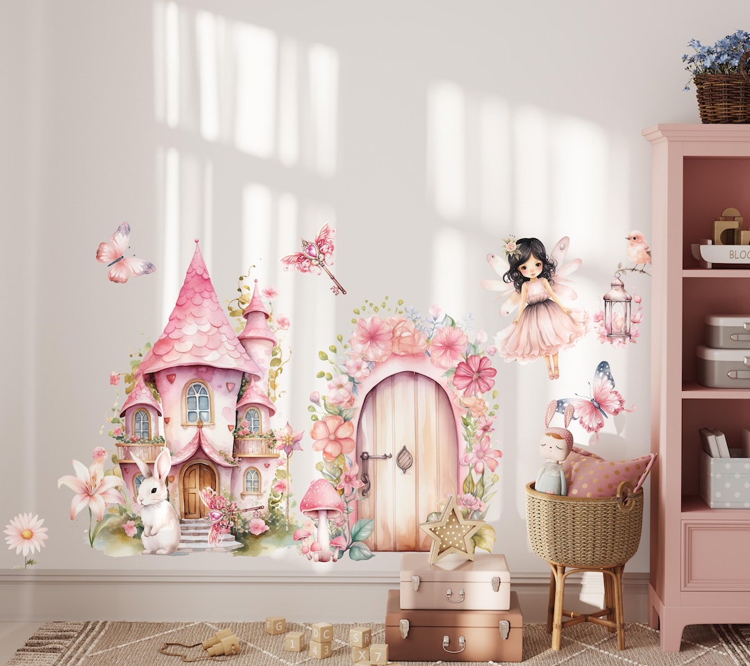 Fairy Wall Decals, Fairy Wall Stickers, Girls Room Decor, Fairy Wall ...