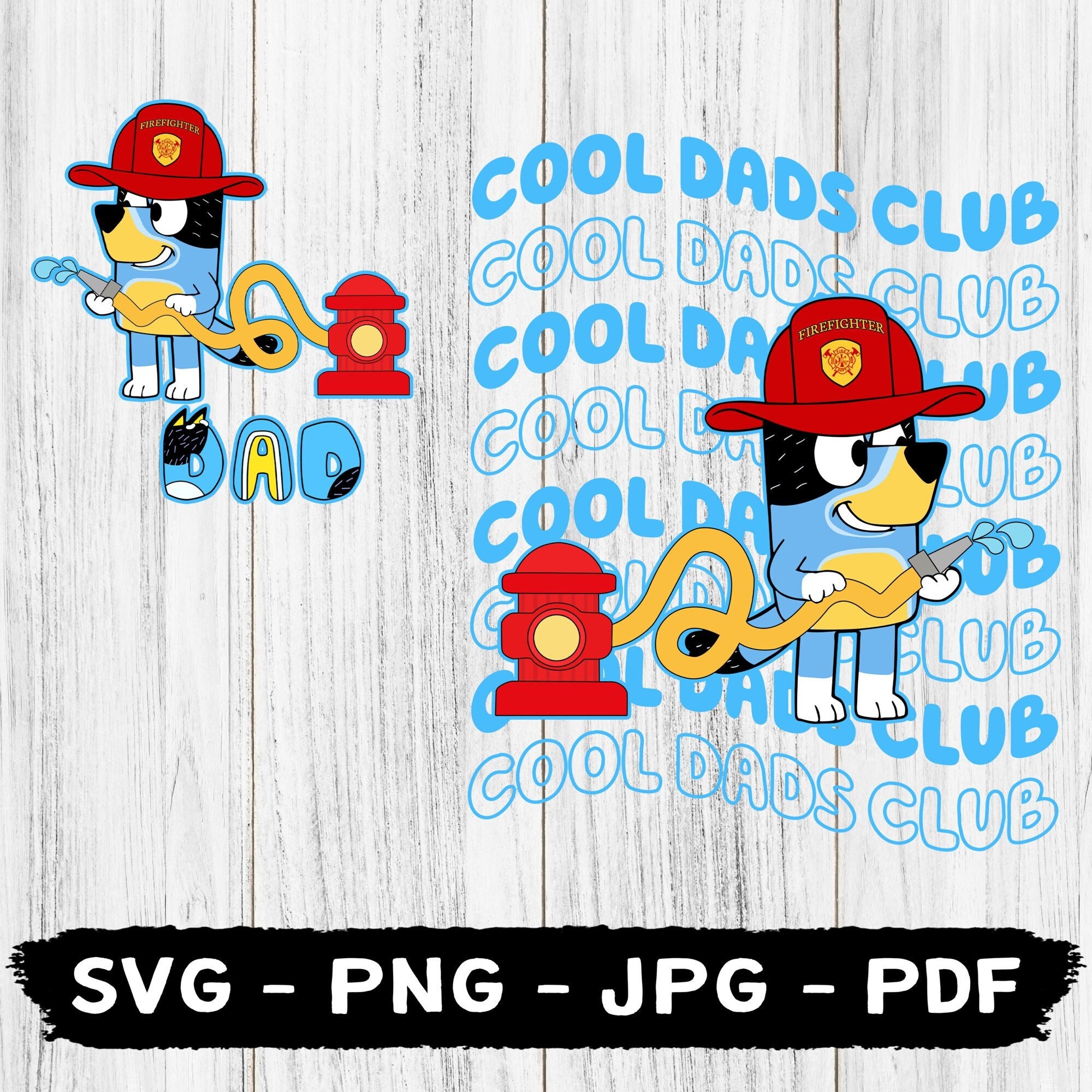 Blue.y Fireman, Blue Dog, Cartoon Character, Cartoon Inspired, Digital ...