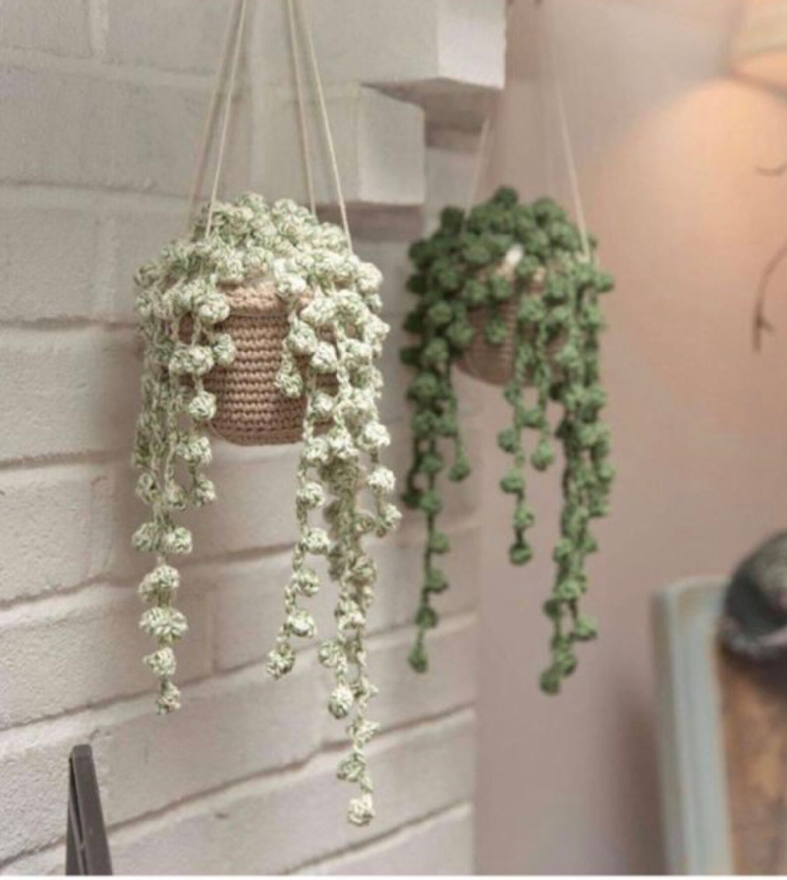 Crochet Hanging Plant Pattern | Crochet Plant Pattern | Crochet House ...