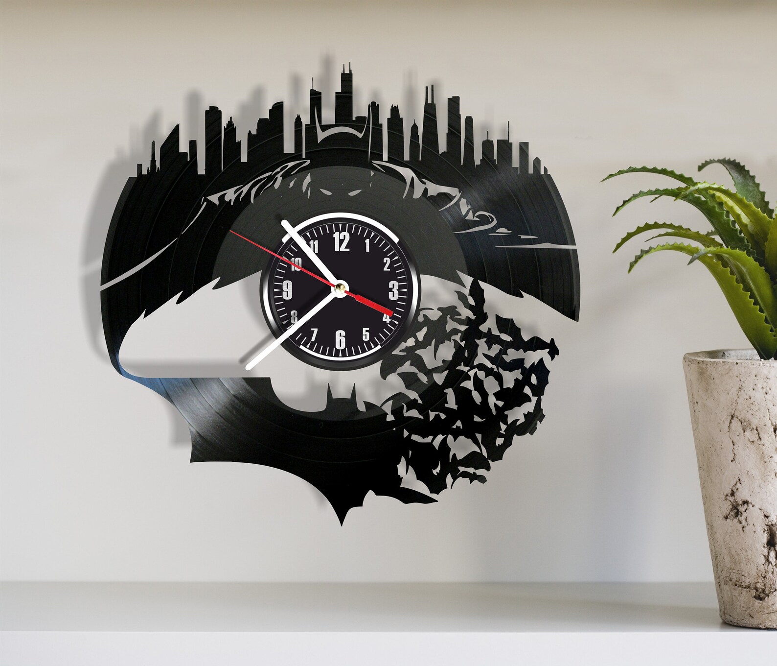 Superhero 9 Wall Clock Choose Your Design Vinyl Record Gift Idea Home ...