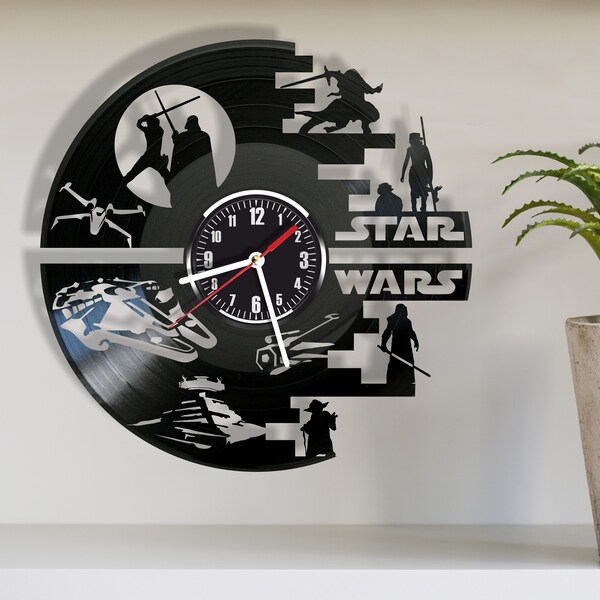 Vinyl Clock - Etsy