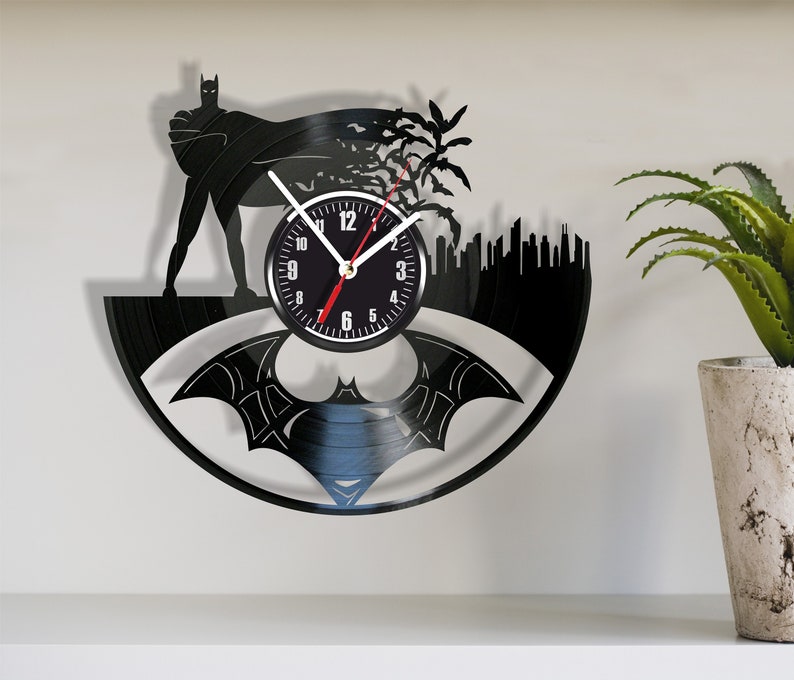 Superhero 9 Wall Clock Choose Your Design Vinyl Record Gift Idea Home ...