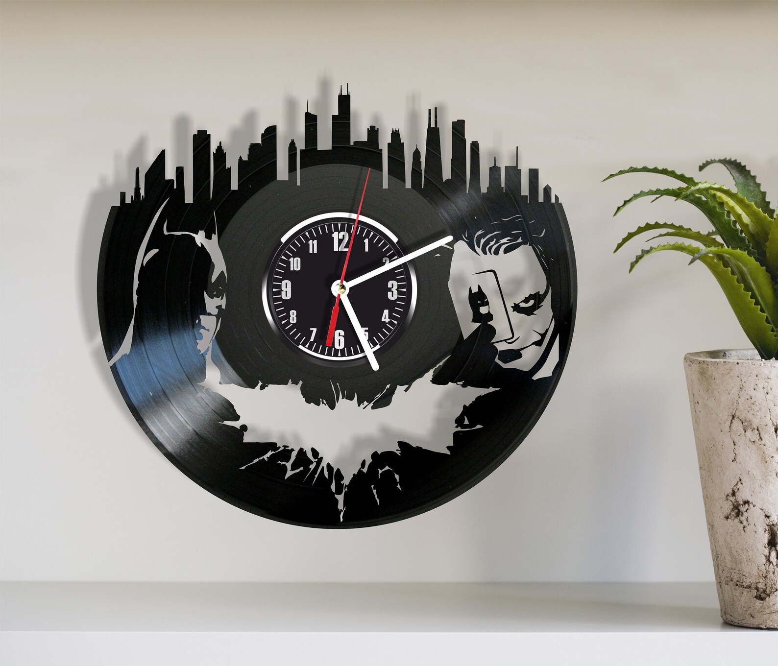 Superhero 9 Wall Clock Choose Your Design Vinyl Record Gift Idea Home ...