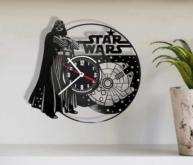 Star Wars Wall Clock Choose Your Design Vinyl Record Gift Idea Home ...