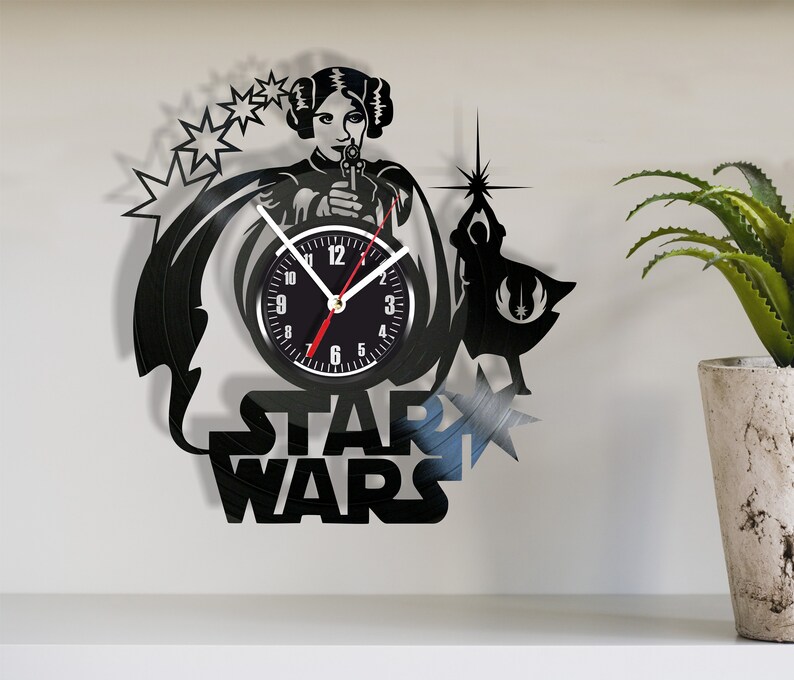 Star Wars Wall Clock Choose Your Design Vinyl Record Gift Idea Home ...