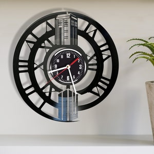 Doctor Who Wall Clock Choose Your Design Vinyl Record Gift Idea Home ...