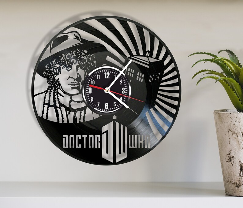 Doctor Who Wall Clock Choose Your Design Vinyl Record Gift Idea Home ...