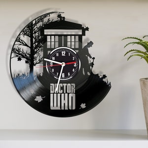 Doctor Who Wall Clock Choose Your Design Vinyl Record Gift Idea Home ...