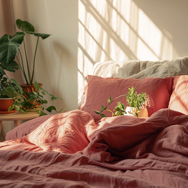 Coral Bedding - Etsy