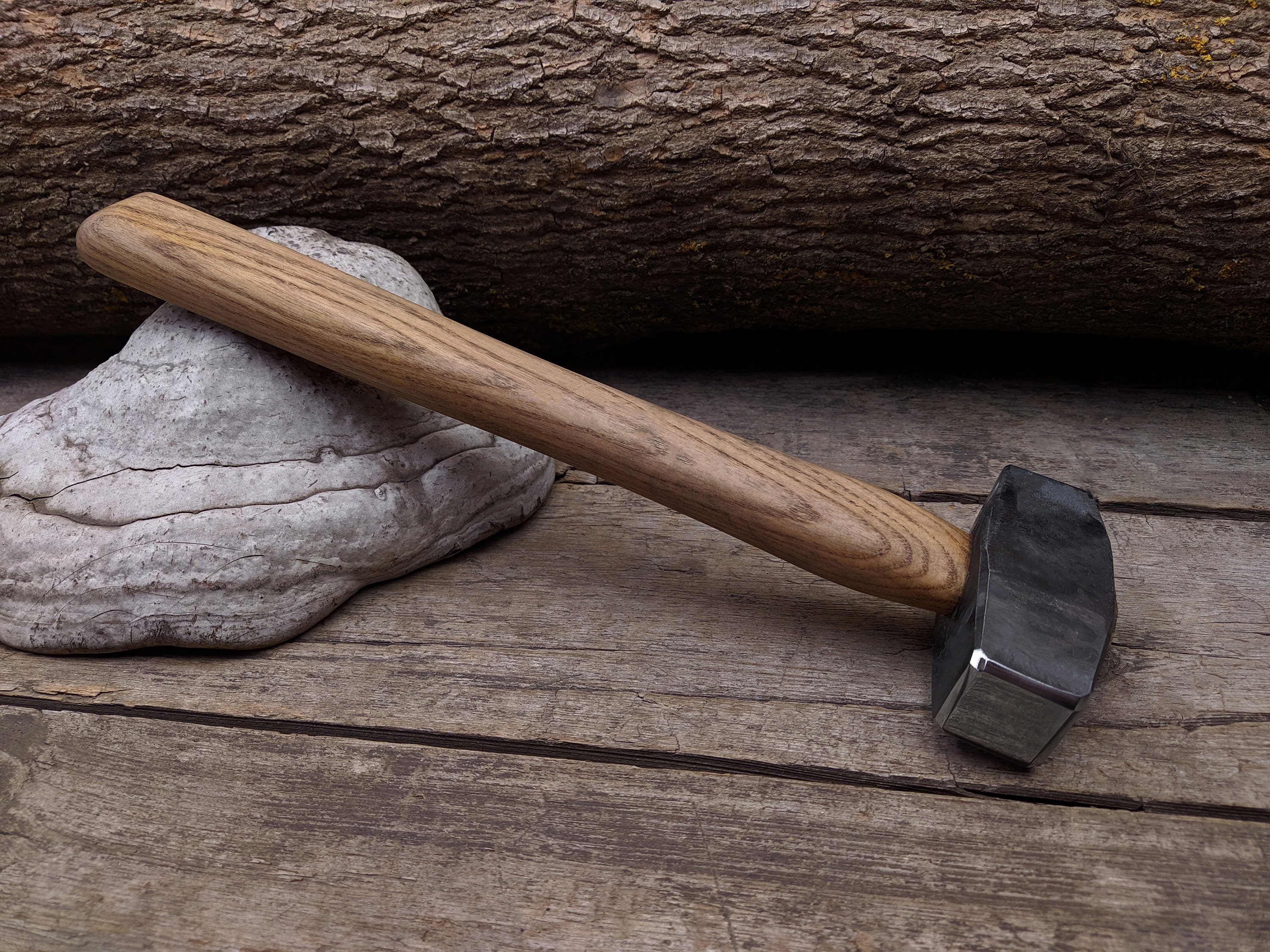 Blacksmith's Hammer. Mallet 2.4 Ibs. Metal Hammer. Percussion Steel ...