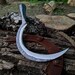Forged Sickle With Forged Handle. the Tool for Herbalism. Forged Braid ...