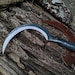 Forged Sickle With Forged Handle. the Tool for Herbalism. Forged Braid ...