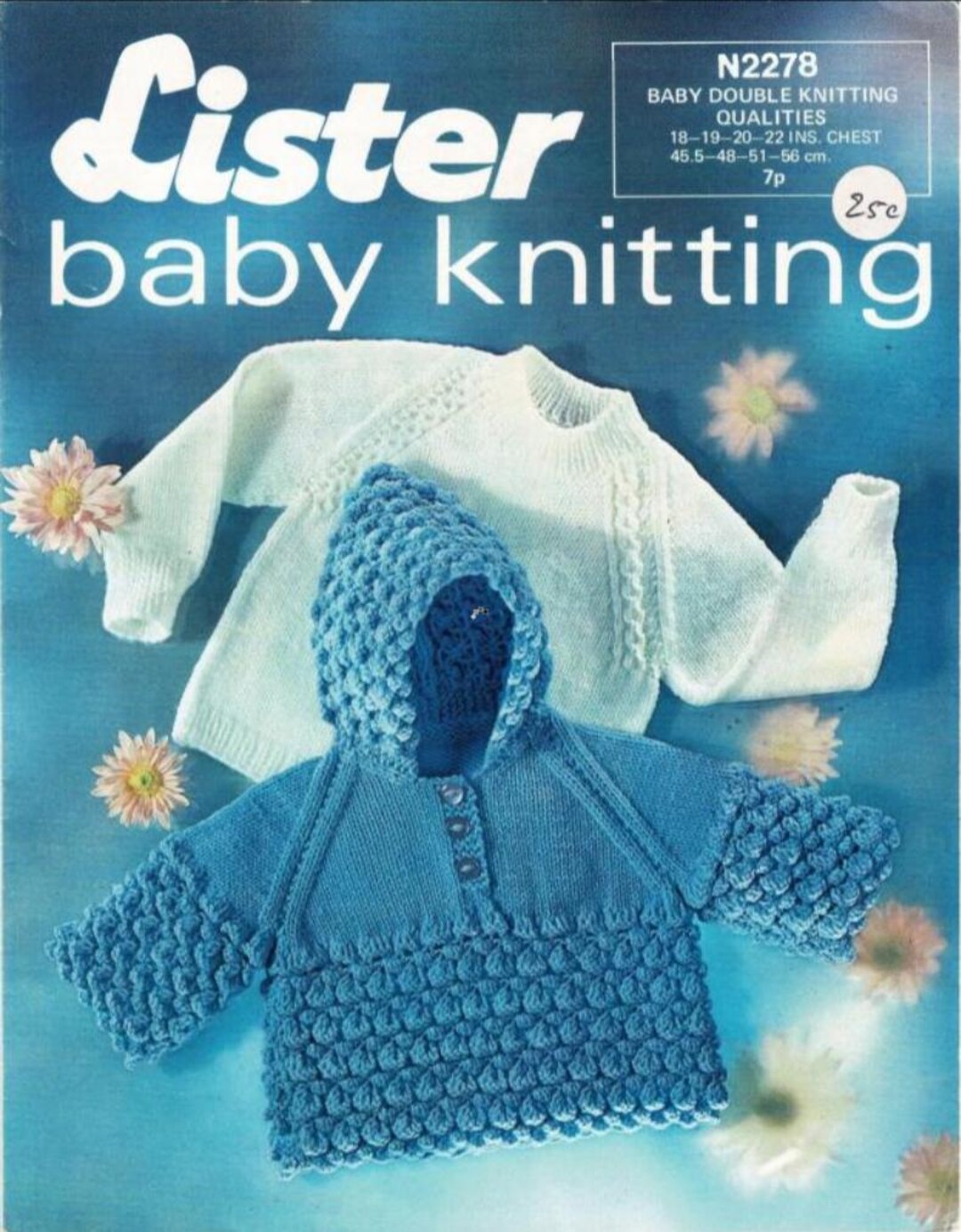 PDF Knitting Pattern Baby Childrens Boys Girls Sweaters 18-22 Inch ...