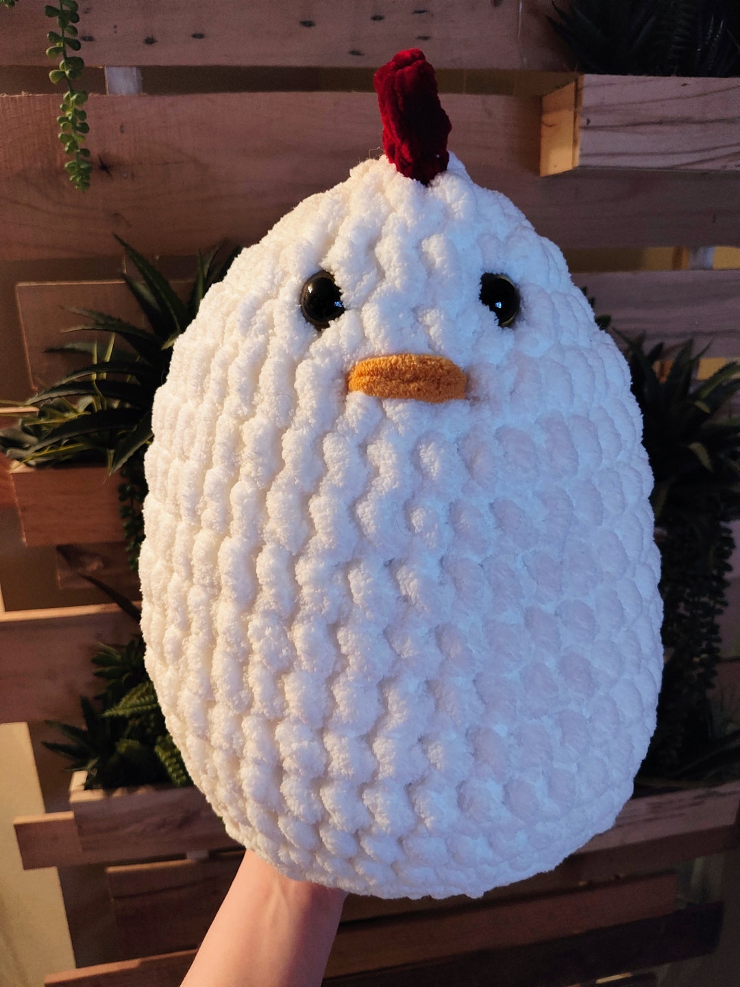 Huge Crochet Chicken - Etsy