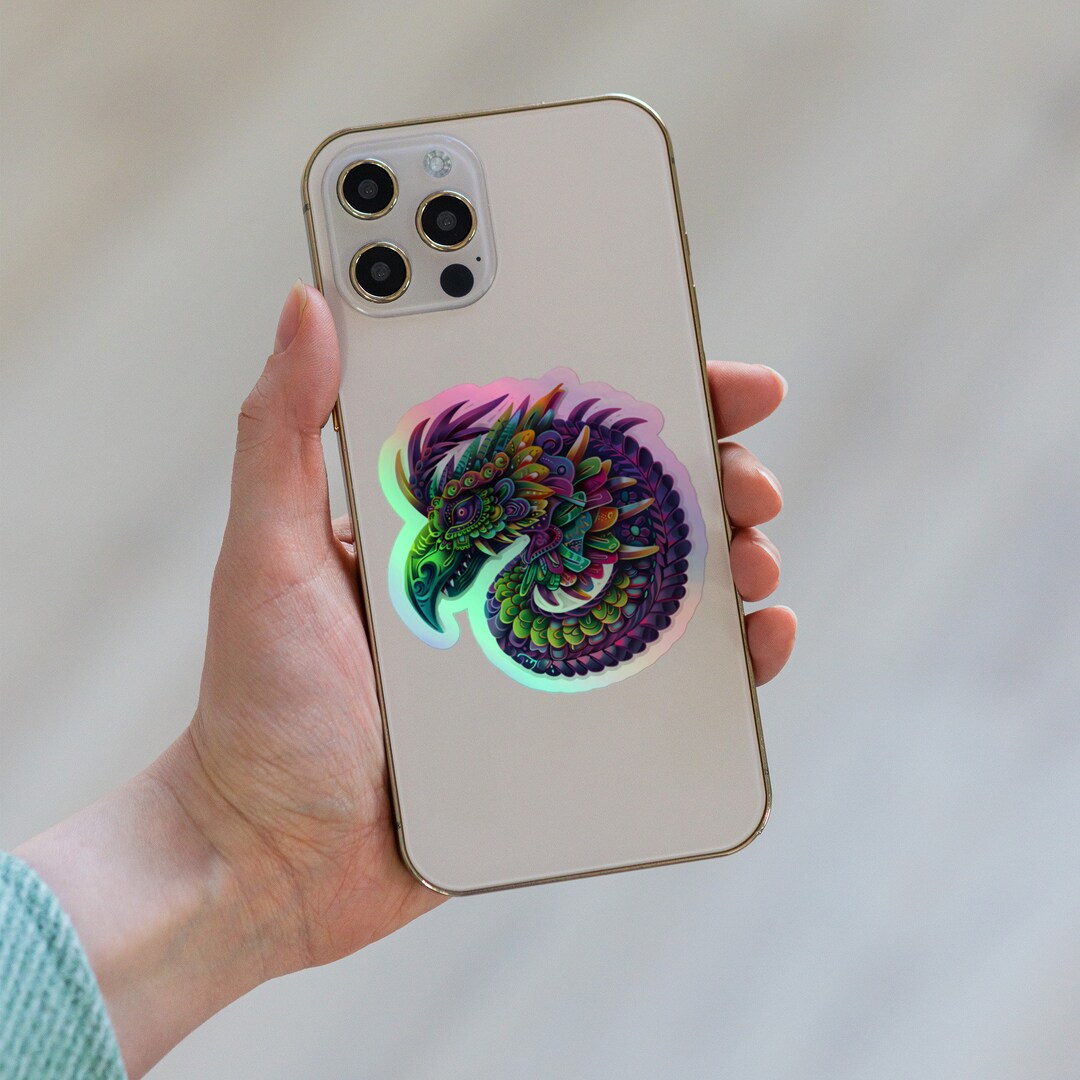 Quetzalcoatl Holographic Stickers Ancient South American Mythology ...