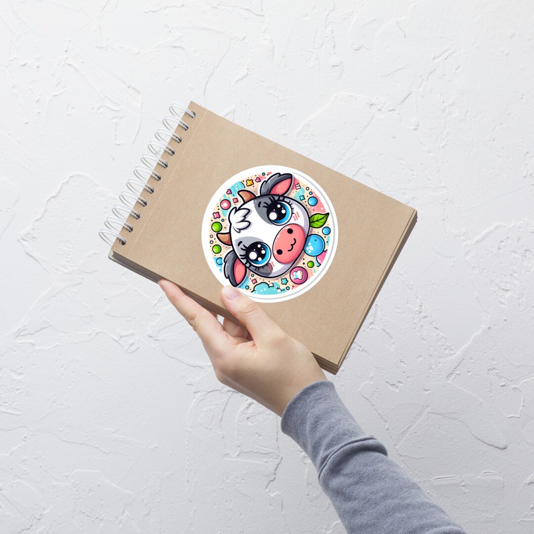 Cute Cow Sticker - Cow Car Decal - Etsy