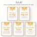 Editable Sunshine Baby Shower Games Bundle Retro Sun Baby Shower Game ...