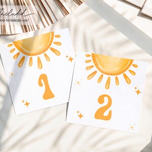 Editable Sunshine Baby Shower Games Bundle Retro Sun Baby Shower Game ...
