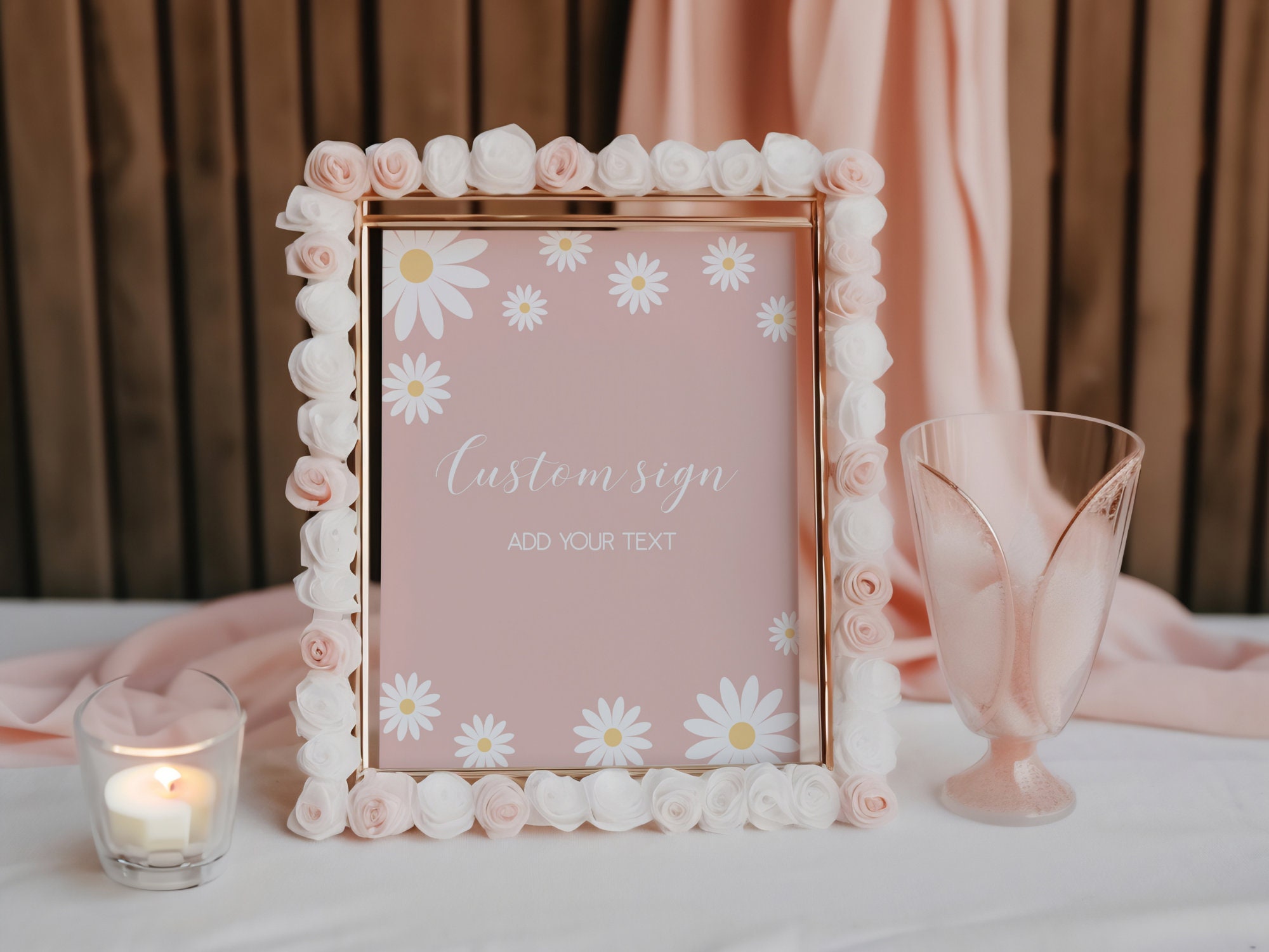 Daisy 1st Birthday Bundle Printable Pink Daisy Birthday Party Set ...