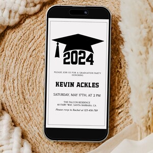 Masculine Graduation Announcement Senior Graduation Party Boys ...