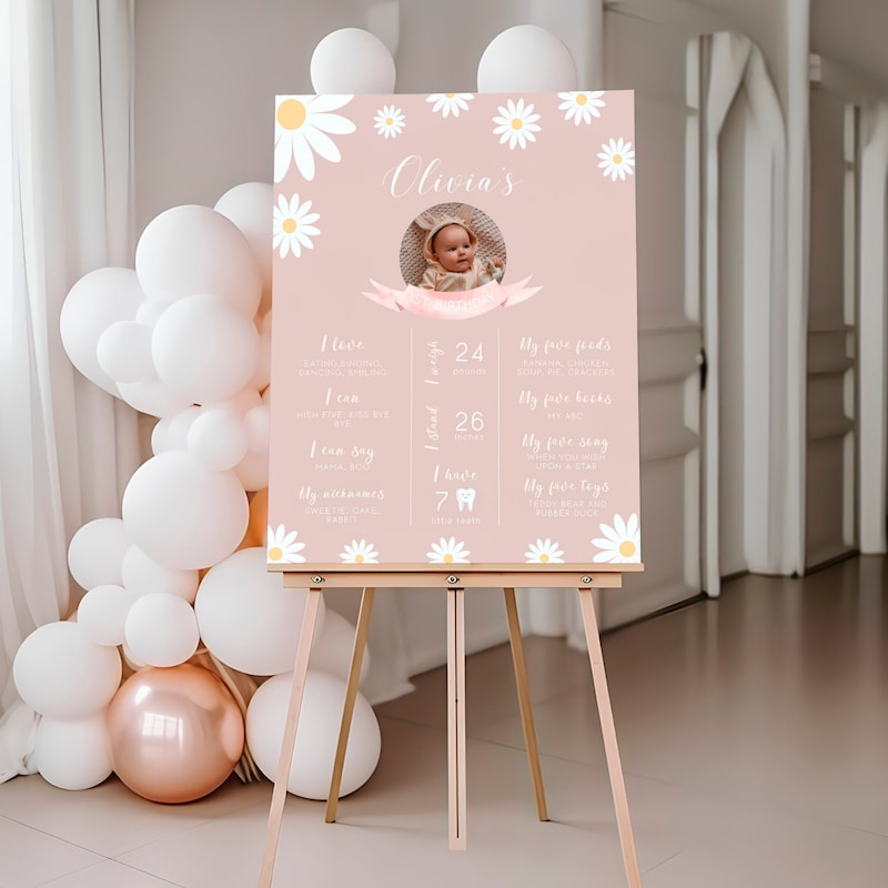 1st Birthday Board - Etsy