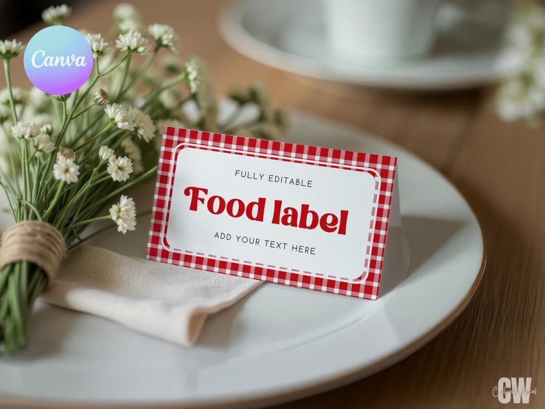 Baby-q Baby Shower Food Label Template, BBQ Baby Shower Buffet Label ...