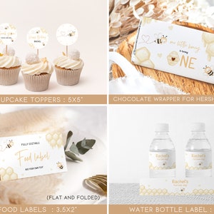 First Bee Day Bundle Honey Bee Birthday Pack First Bee Day Birthday ...