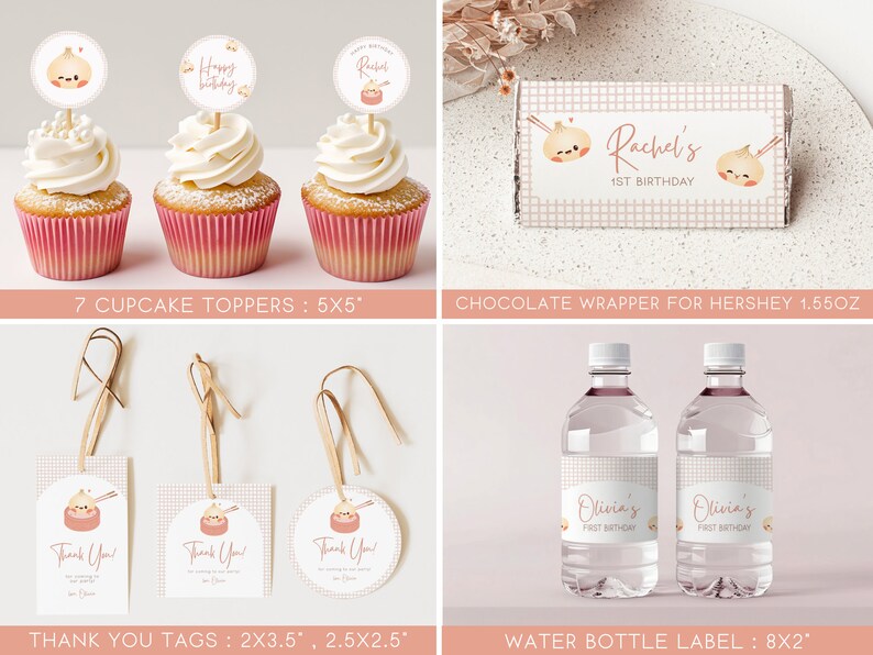 Dumpling Birthday Invitation Bundle Dim Sum Birthday Bundle Little ...