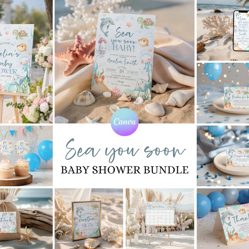 Sea You Soon Baby Shower - Etsy