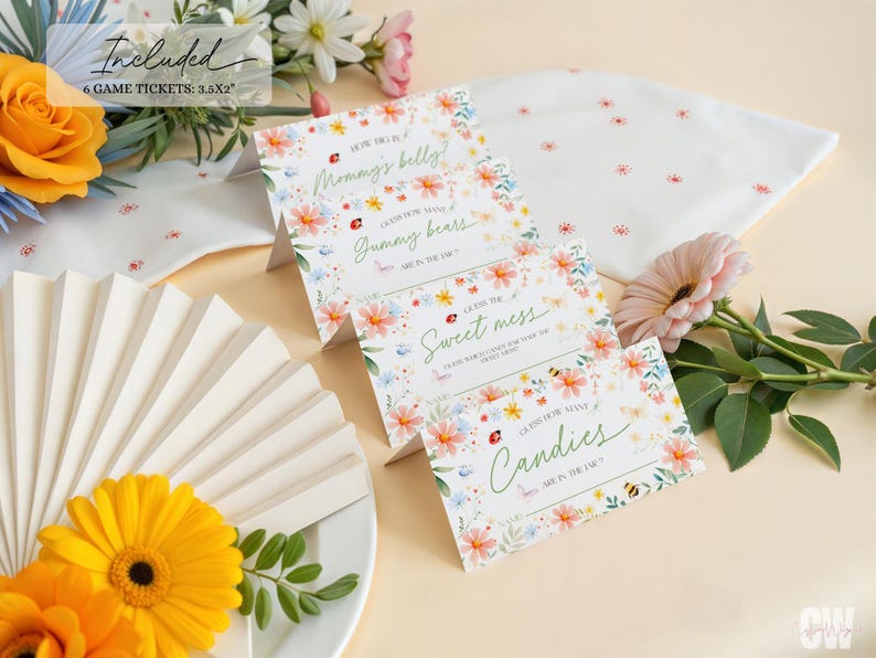 Love Bug Baby Shower Games Bundle – Editable Canva Template - Etsy
