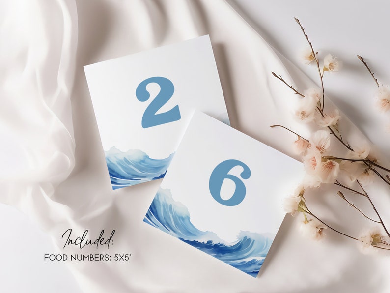 Editable Beach Baby Shower Games Bundle Coastal Games Bundle Waves Baby ...