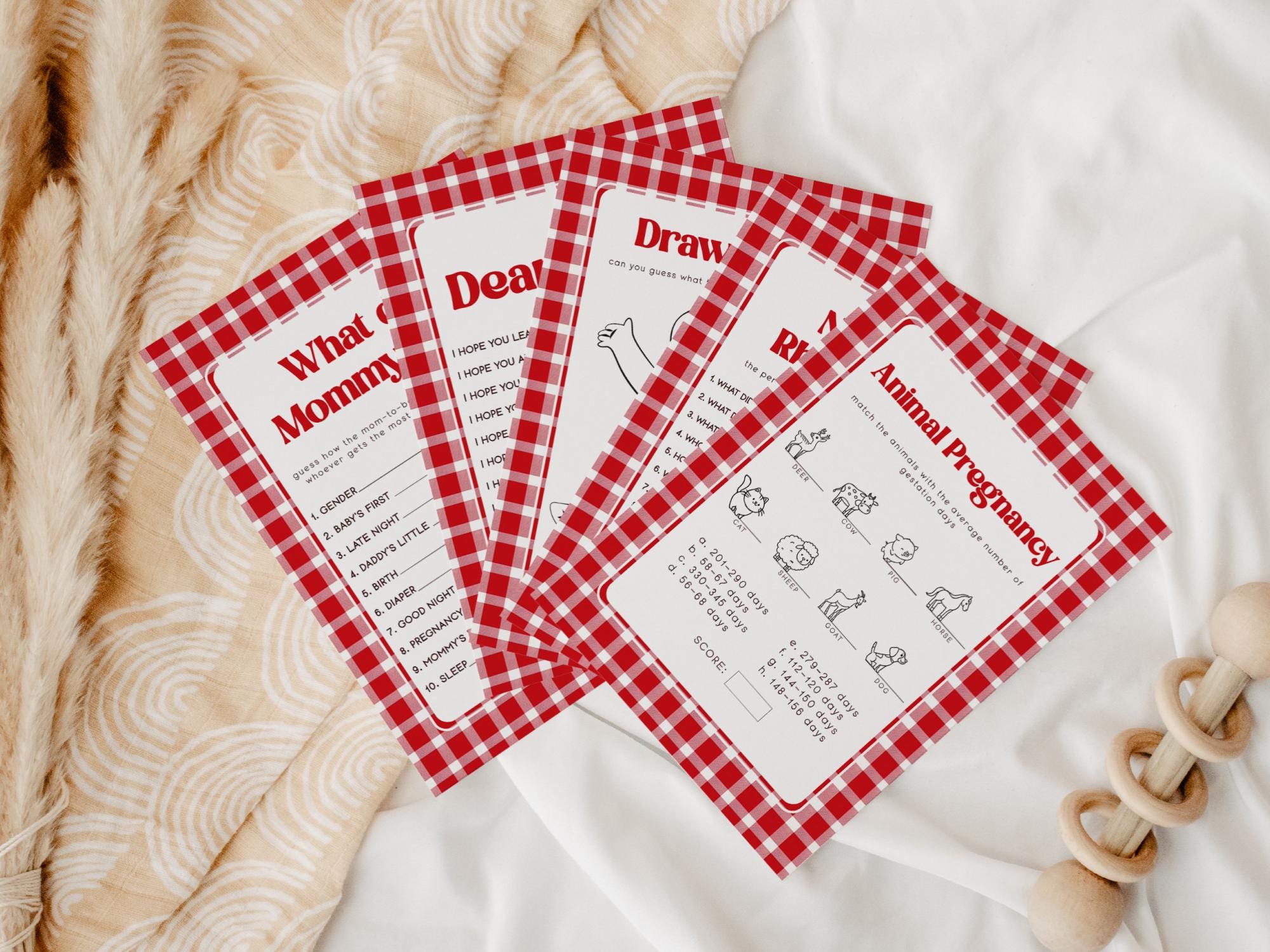 Baby-q Baby Shower Game Bundle, Editable Backyard Games (digital ...