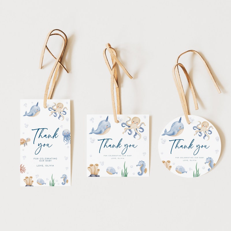 Nautical Favor Tag - Etsy