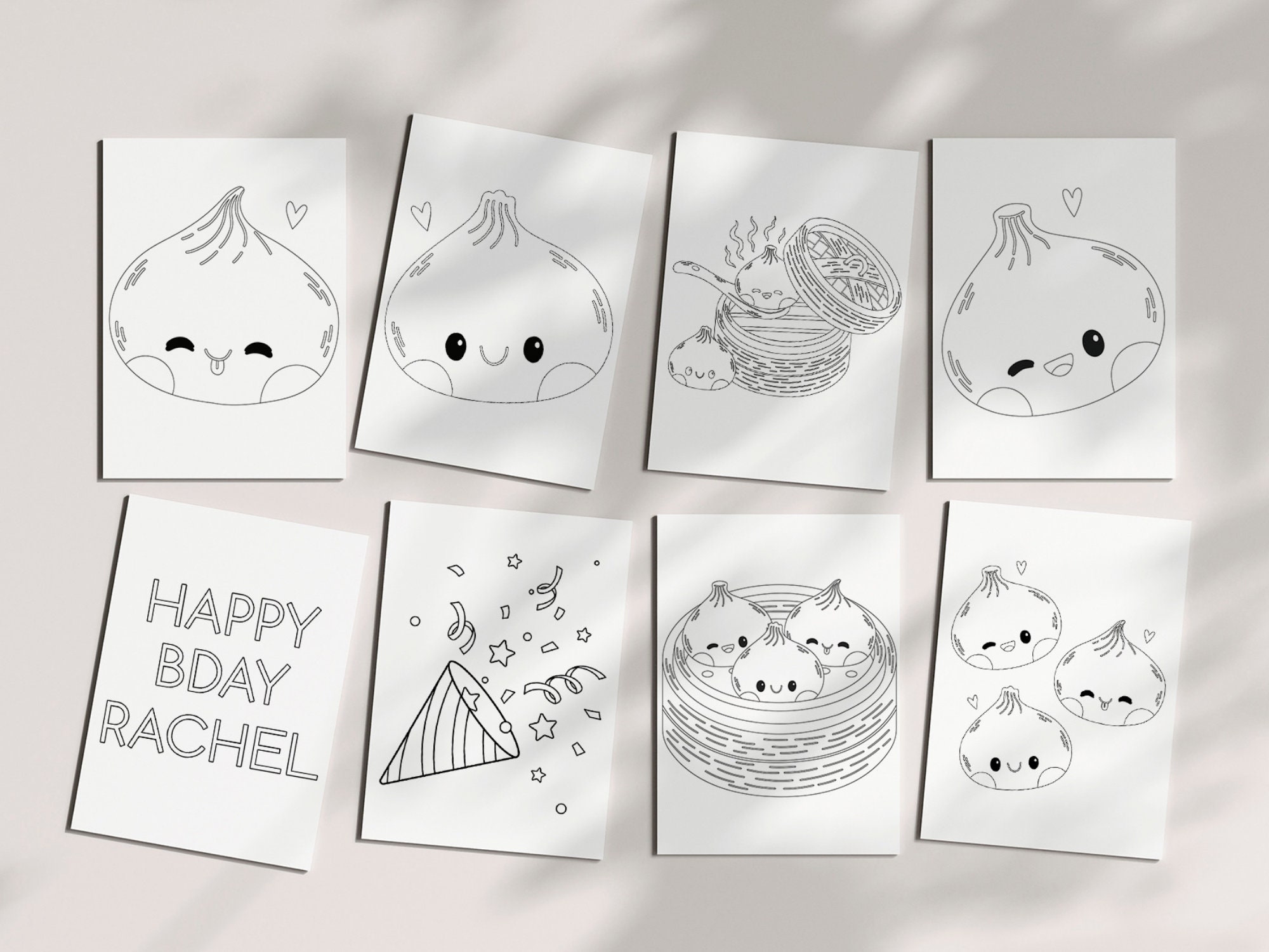 Dumpling Birthday Invitation Bundle Dim Sum Birthday Bundle Little ...