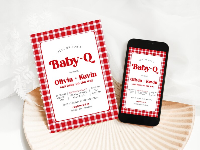 Backyard Baby Shower Invitation, Editable Barbecue Baby Shower Invites ...