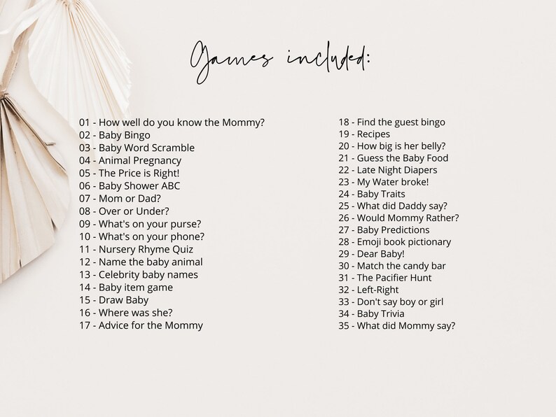 Editable Beach Baby Shower Games Bundle Coastal Games Bundle Waves Baby ...