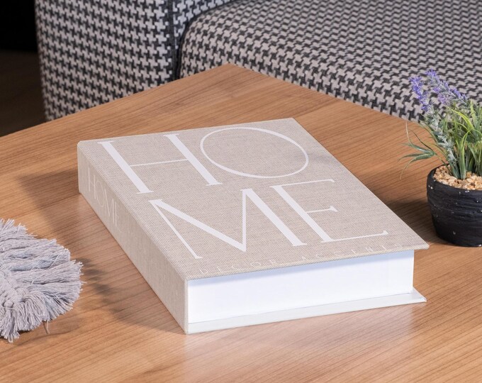 Decorative Coffee Table Book Box Set | Openable Book Box | Linen Book ...