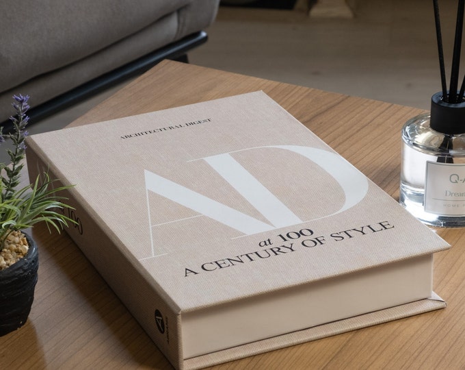 Decorative Coffee Table Book Box Set | Openable Book Box | Linen Book ...