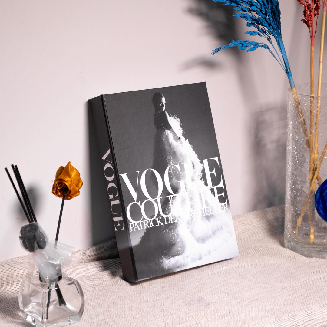 Vogue Couture Decorative Book, Home Decor Books, Fake Book for Living ...