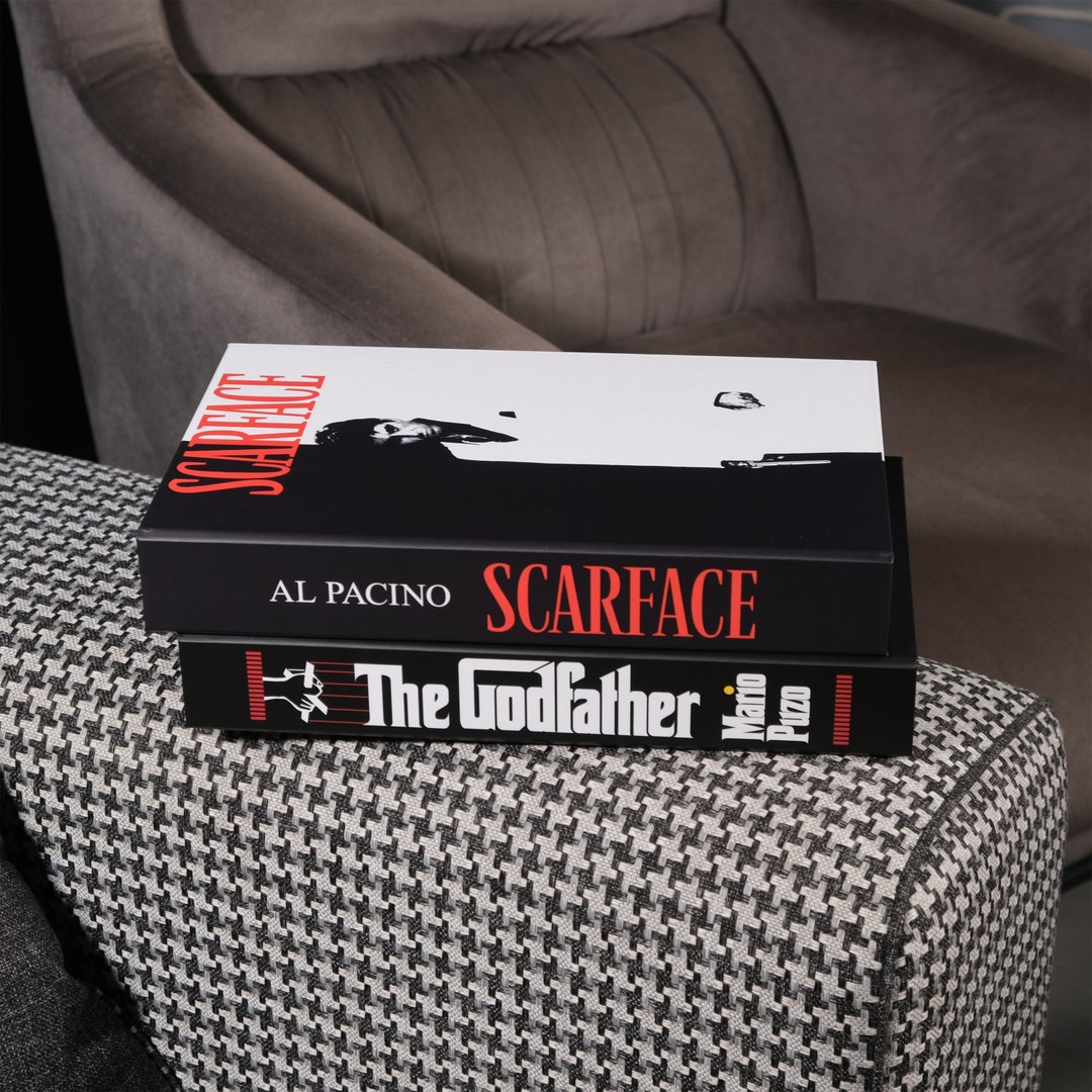 Scarface Decorative Book, Home Decor Books, Fake Book for Living Room ...