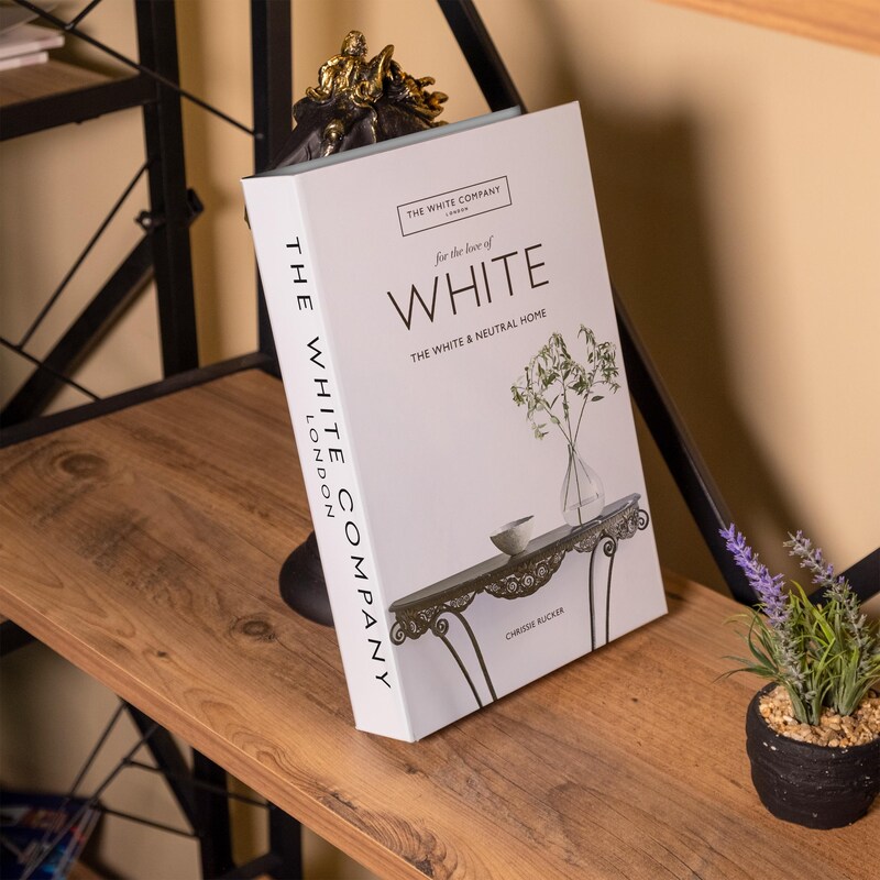 White Decorative Books - Etsy