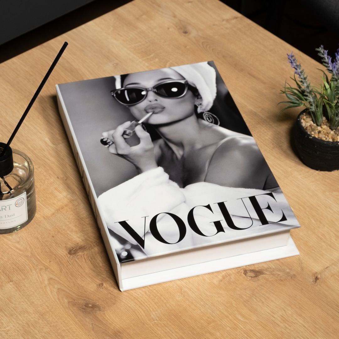 Vogue Make-up Decorative Book: Home Decor Storage Box - Etsy
