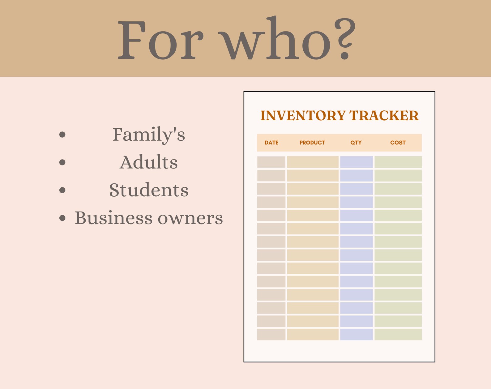 Printable Inventory Tracker Cleaning Business Inventory Log Weekly ...