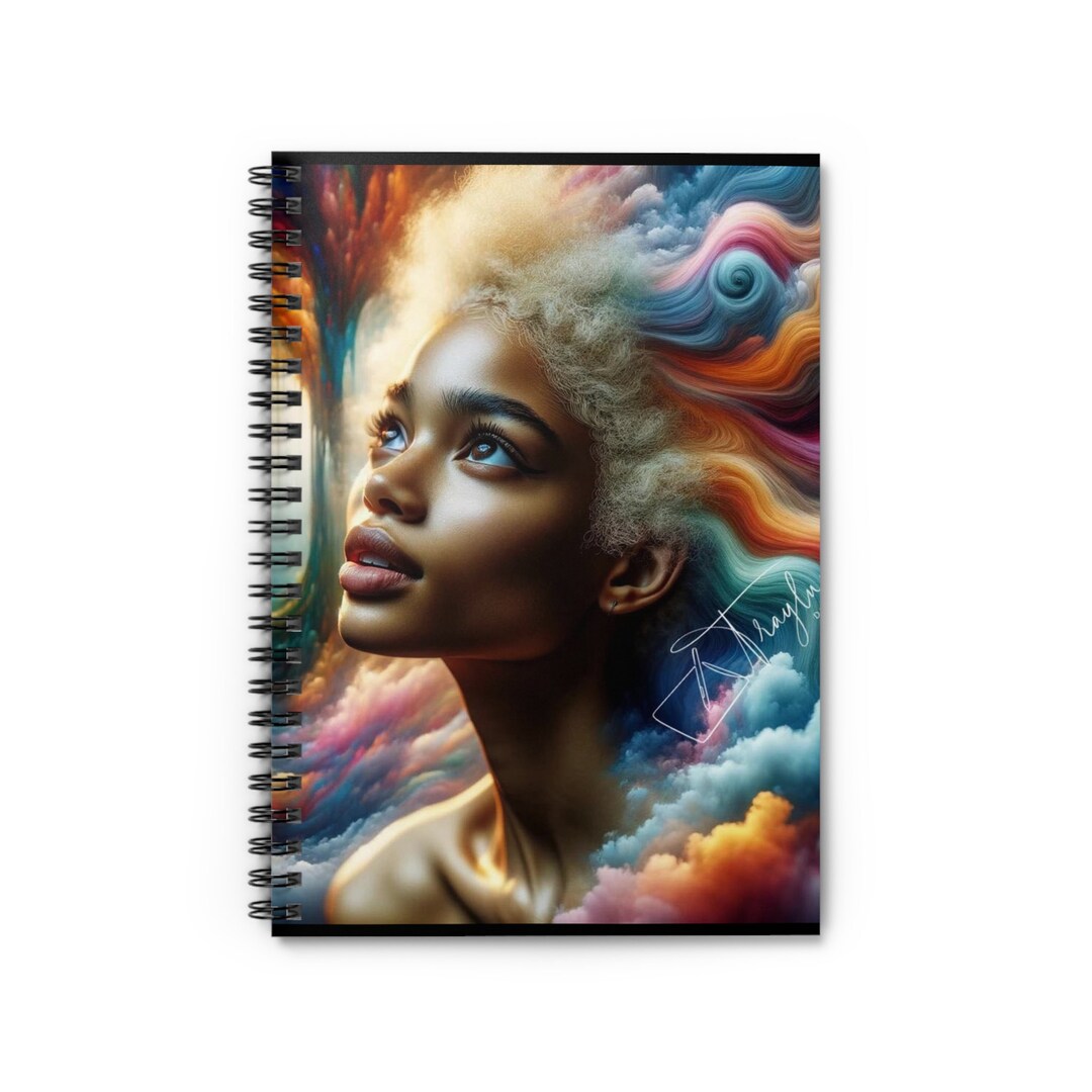 The Color of My Hair Spiral Notebook - Trayluxe Design - Etsy